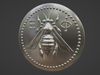 Ancient Greek queen bee Roman Ephesus silver coin 3D model 3D printable ...