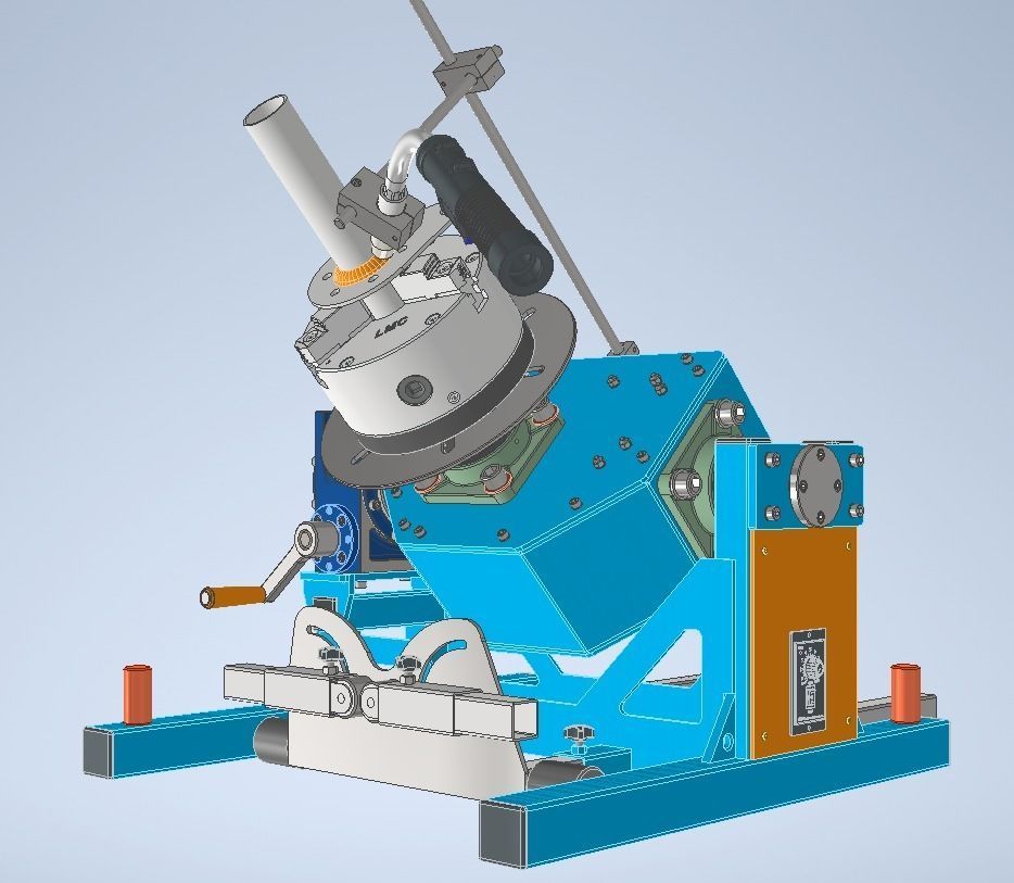 Automatic rotary welding machine 3D model | CGTrader