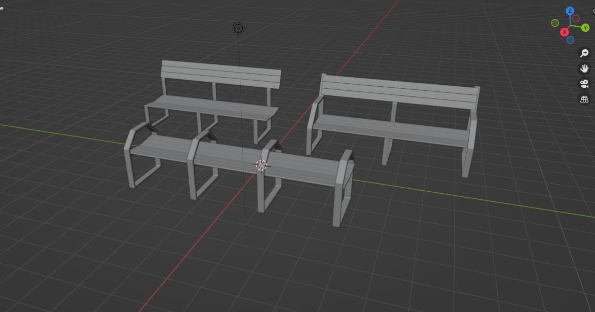 Outdoor Bench 3D model animated | CGTrader