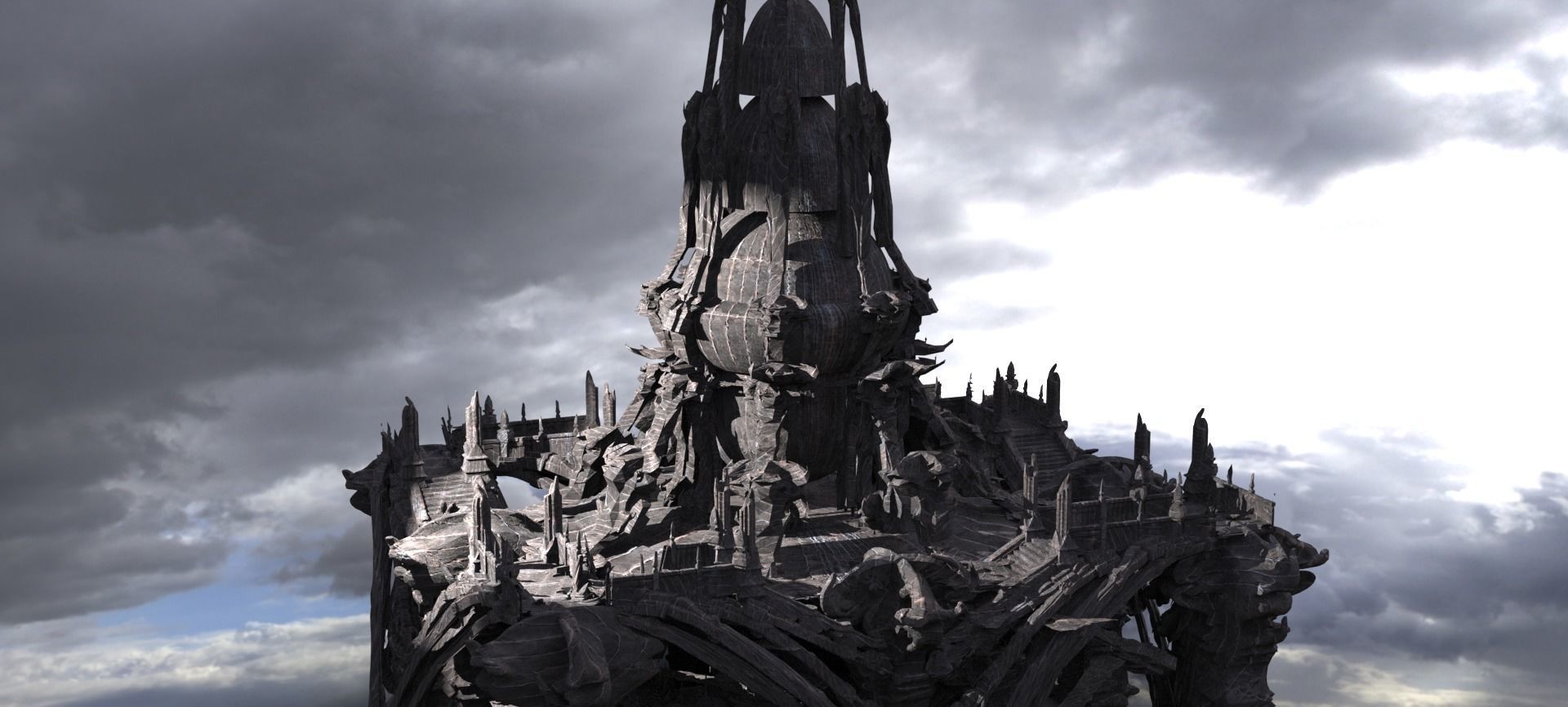 Scull Knight Bone City 3D model | CGTrader