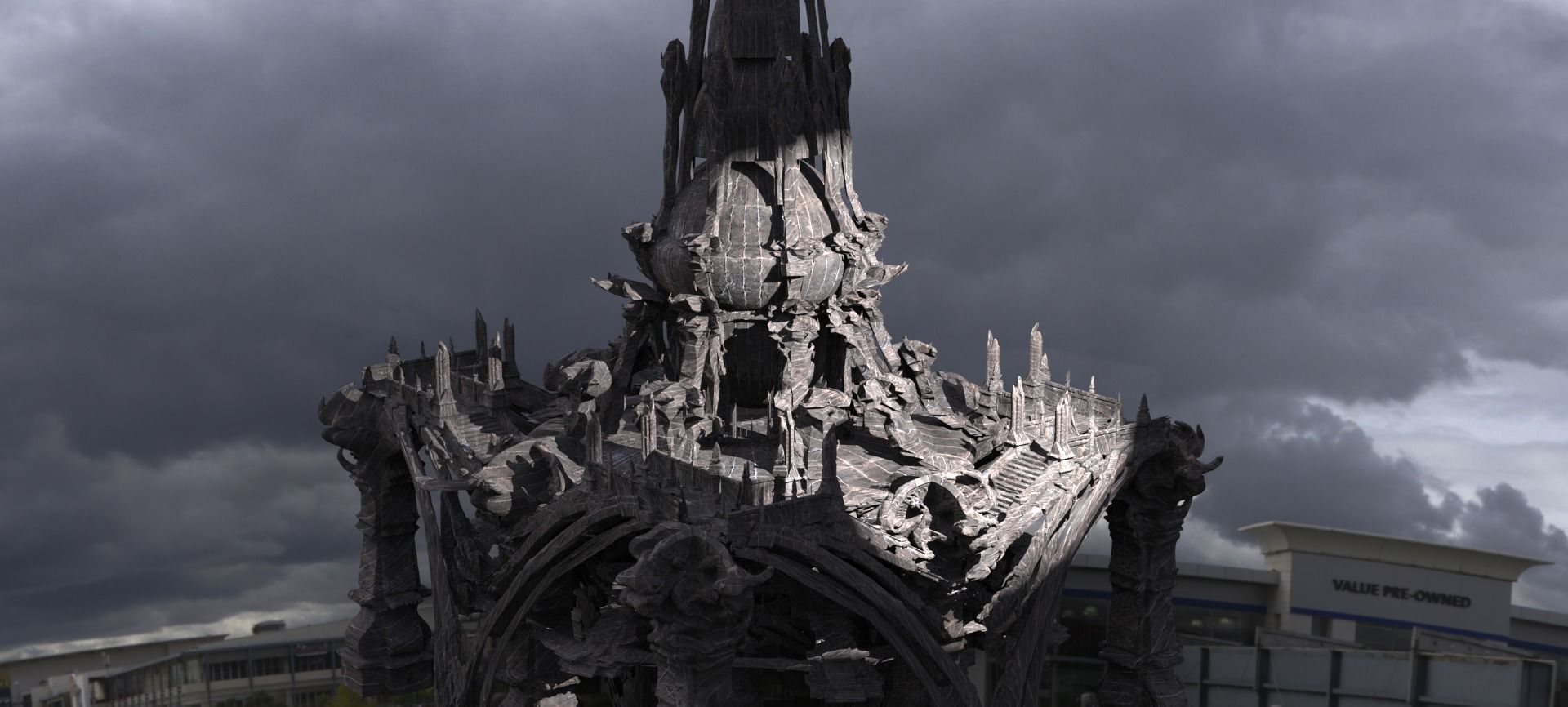 Scull Knight Bone City 3D model | CGTrader