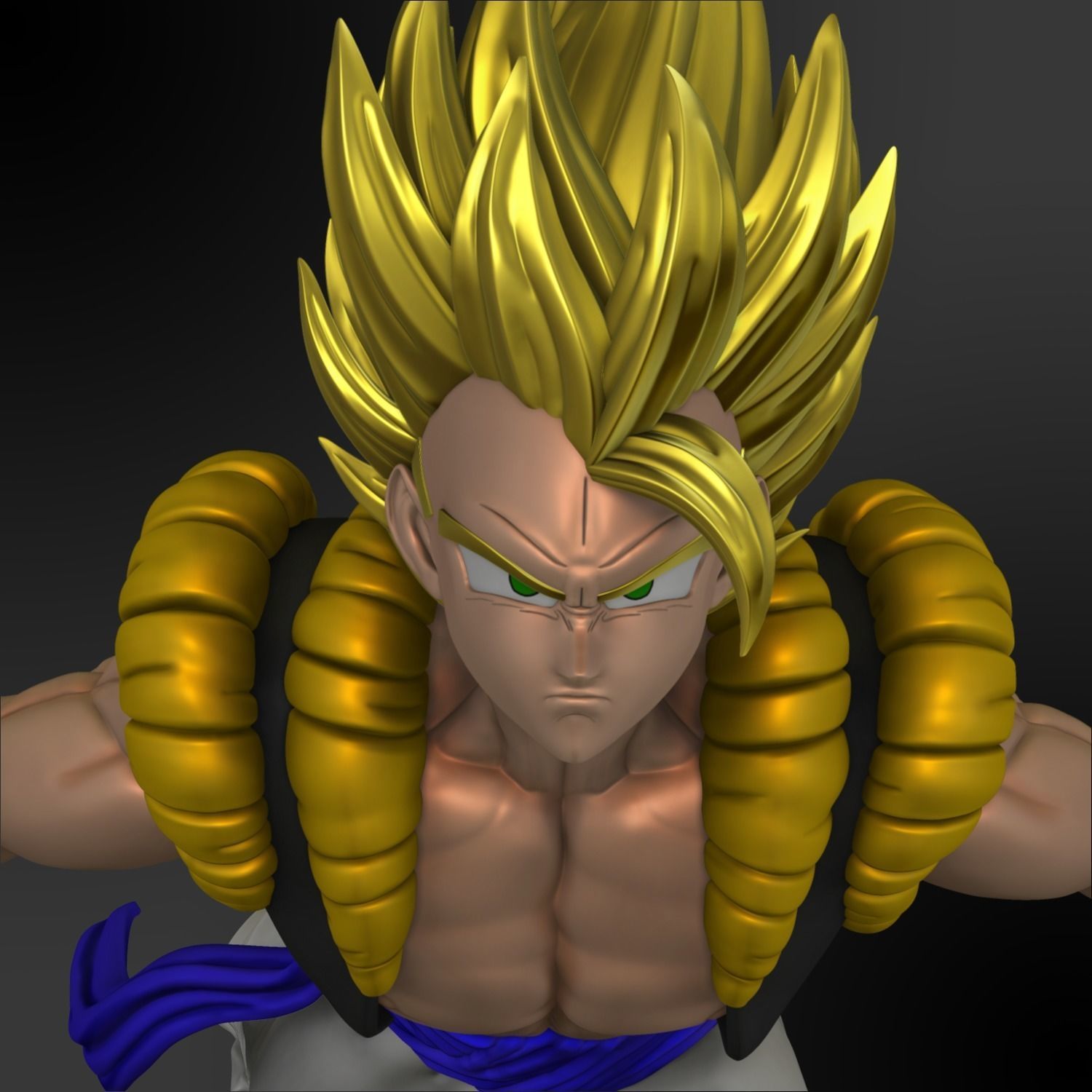 Gogeta super saiyajin - Dragon Ball Z 3D model 3D printable | CGTrader