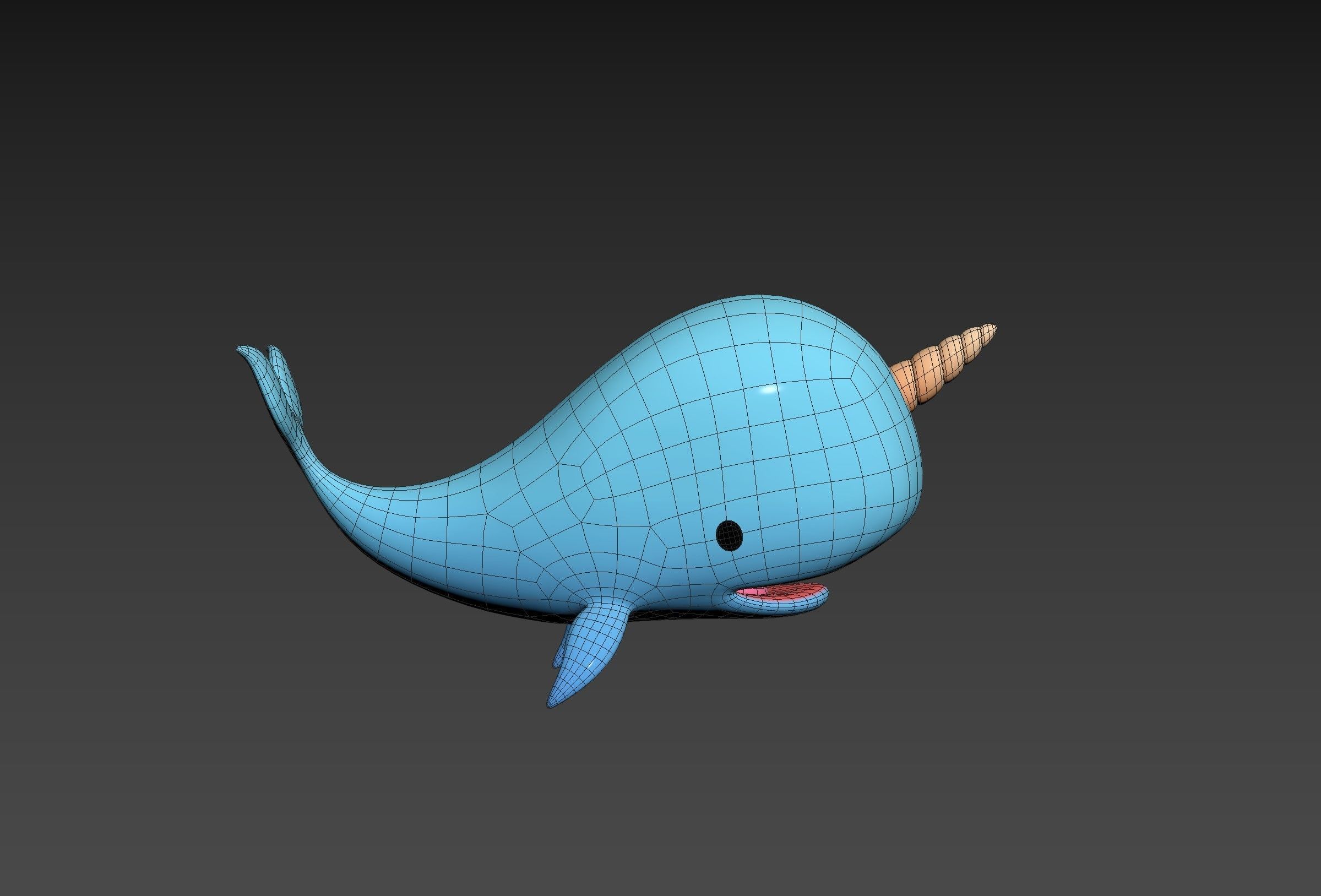 Character272 Narwhal 3D model | CGTrader