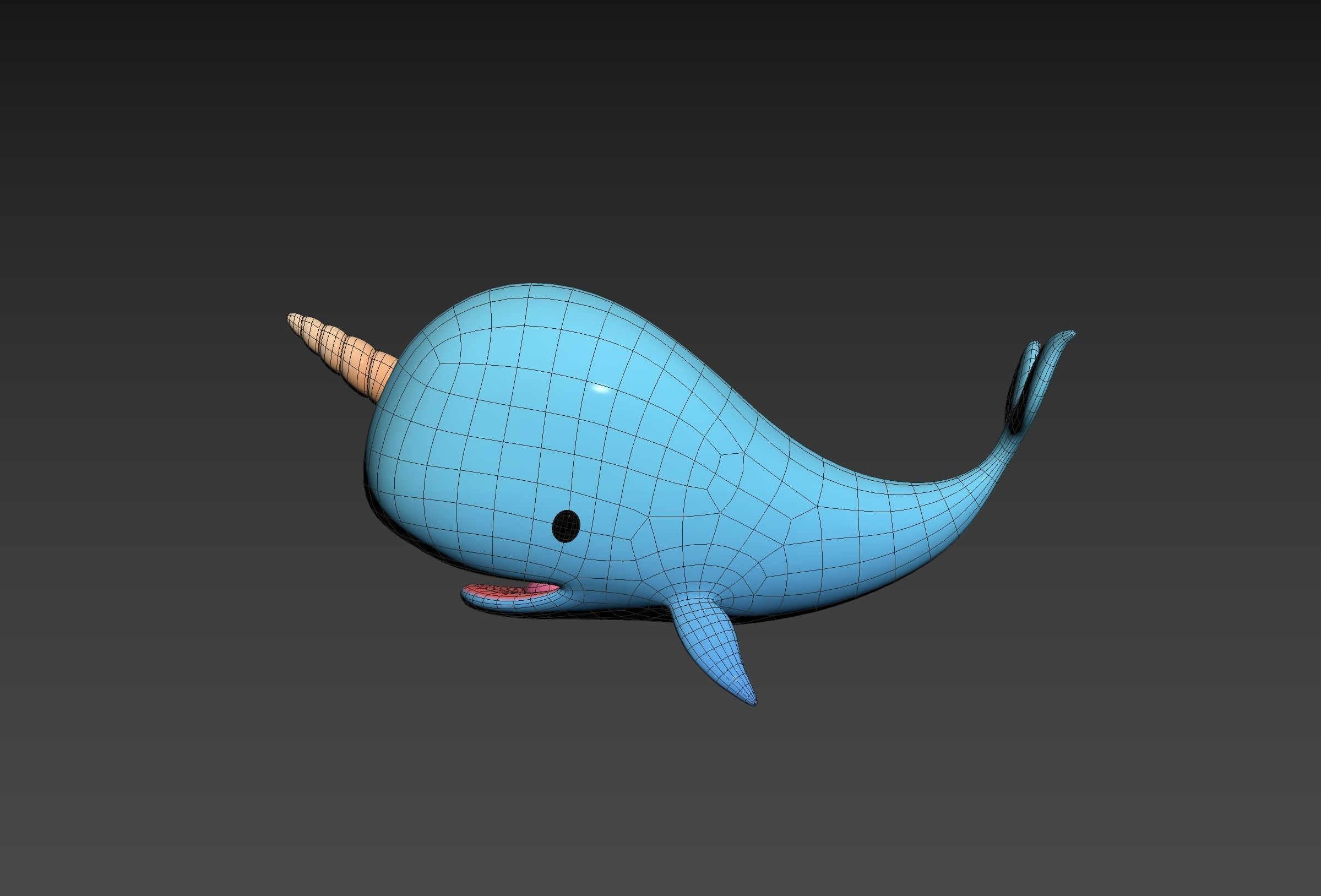 Character272 Narwhal 3D model | CGTrader