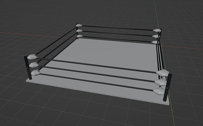 3D model Boxing Ring VR / AR / low-poly | CGTrader