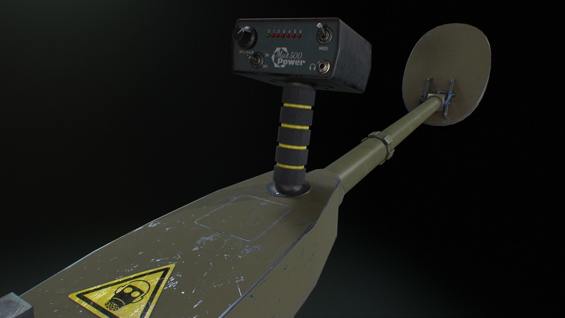 3D model Homemade Metal Detector VR / AR / low-poly | CGTrader