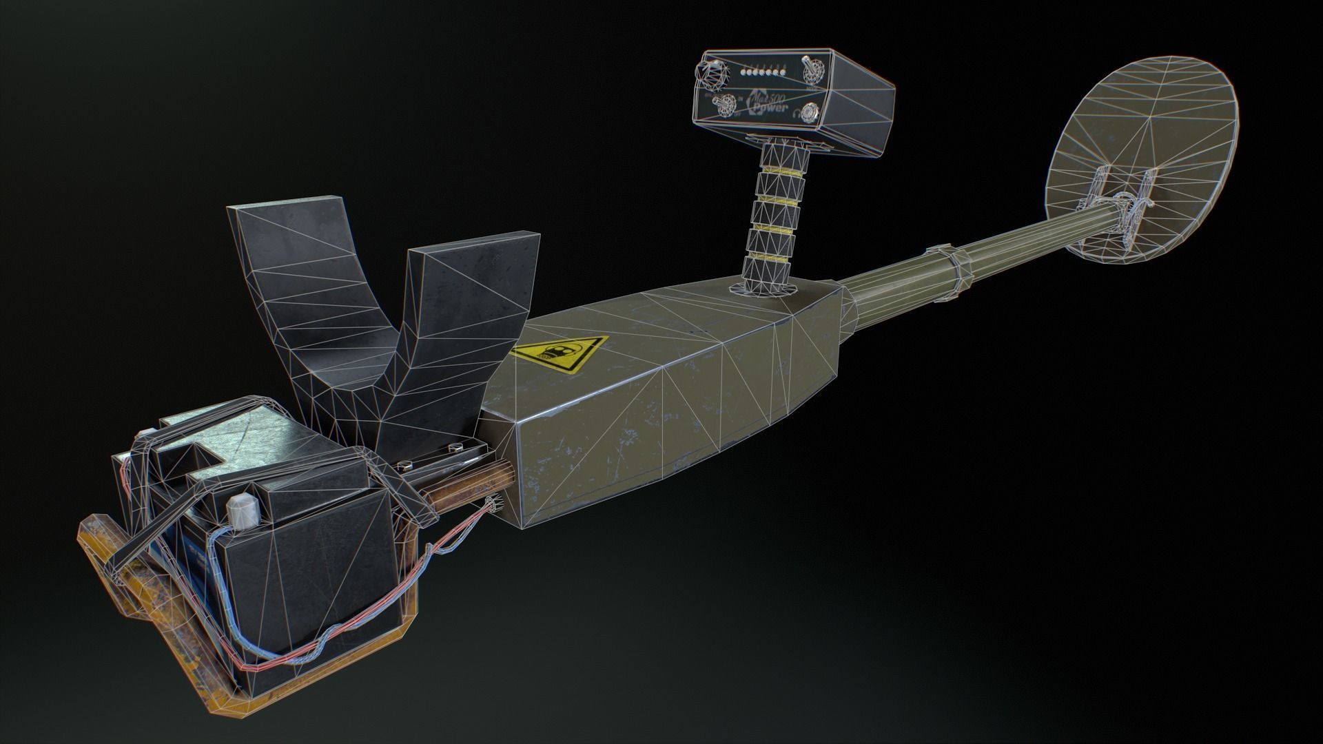 3D model Homemade Metal Detector VR / AR / low-poly | CGTrader