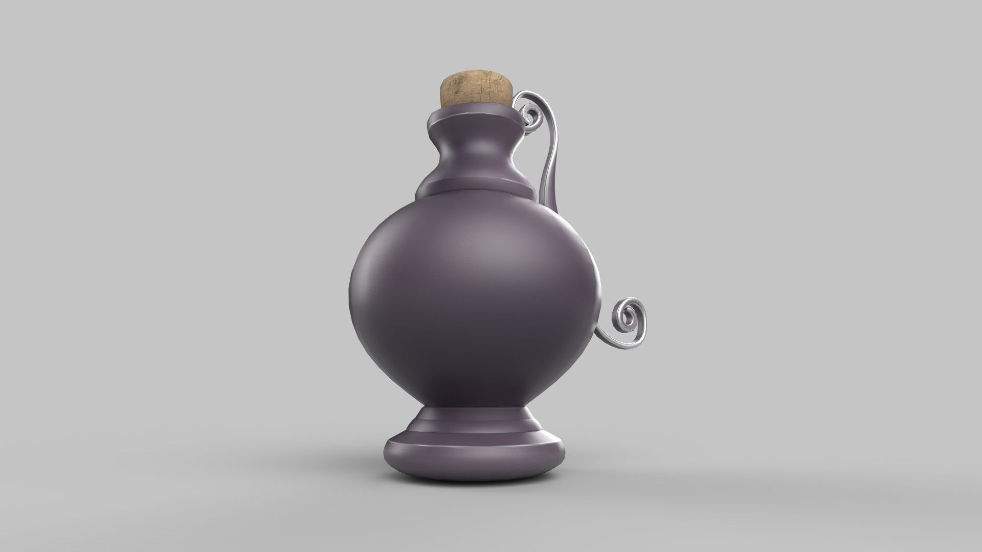 3D model ancient glass potion VR / AR / low-poly | CGTrader