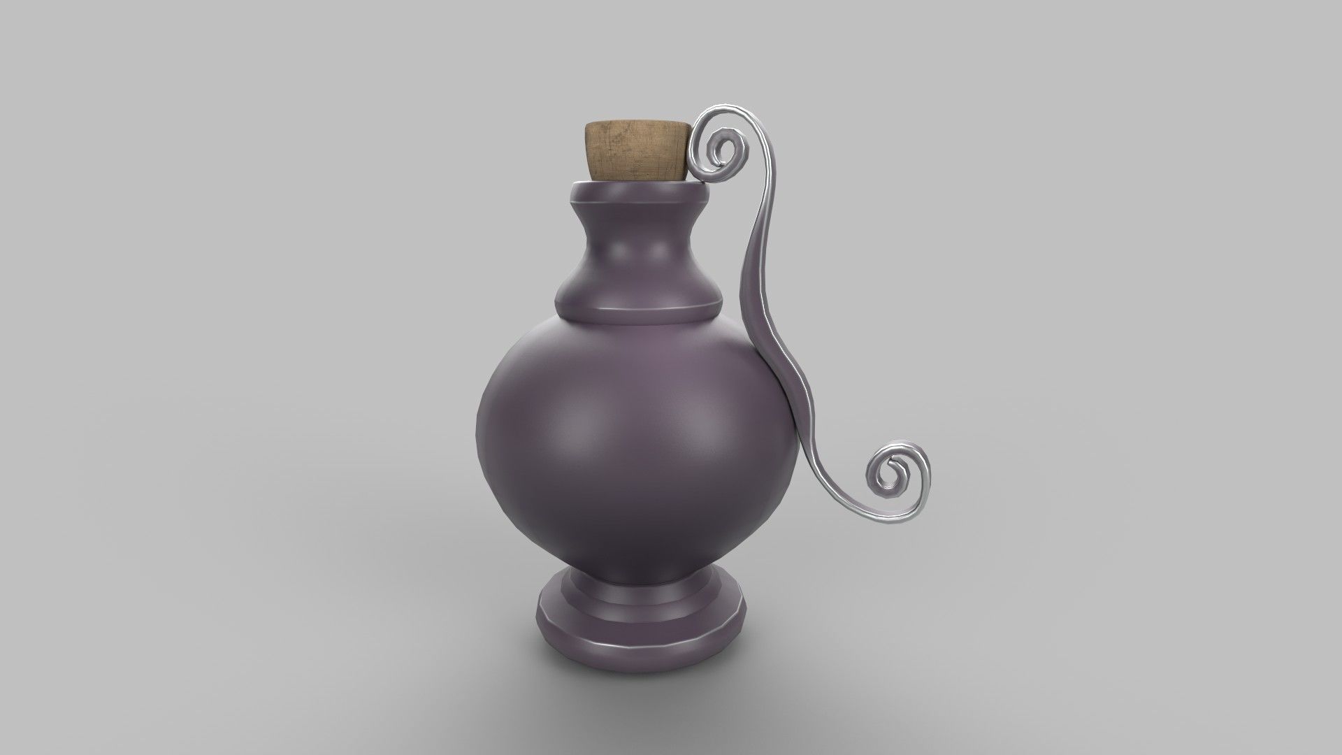 3D model ancient glass potion VR / AR / low-poly | CGTrader