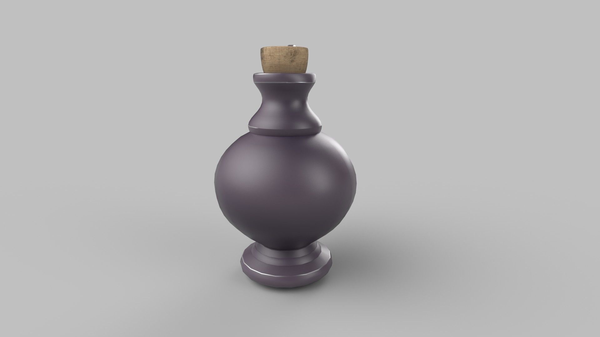 3D model ancient glass potion VR / AR / low-poly | CGTrader