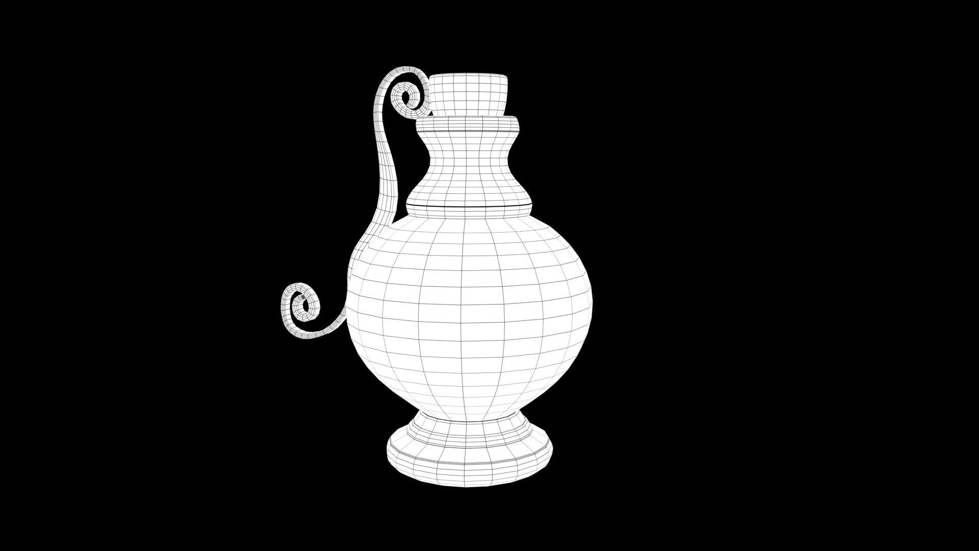 3D model ancient glass potion VR / AR / low-poly | CGTrader