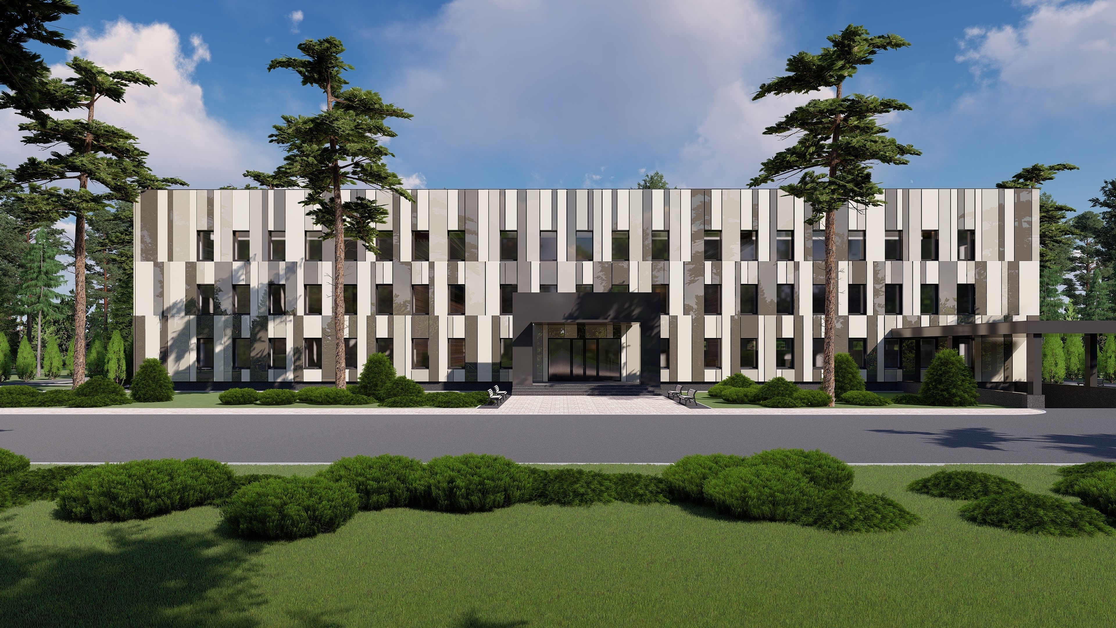 3D model of a public building 3D model | CGTrader