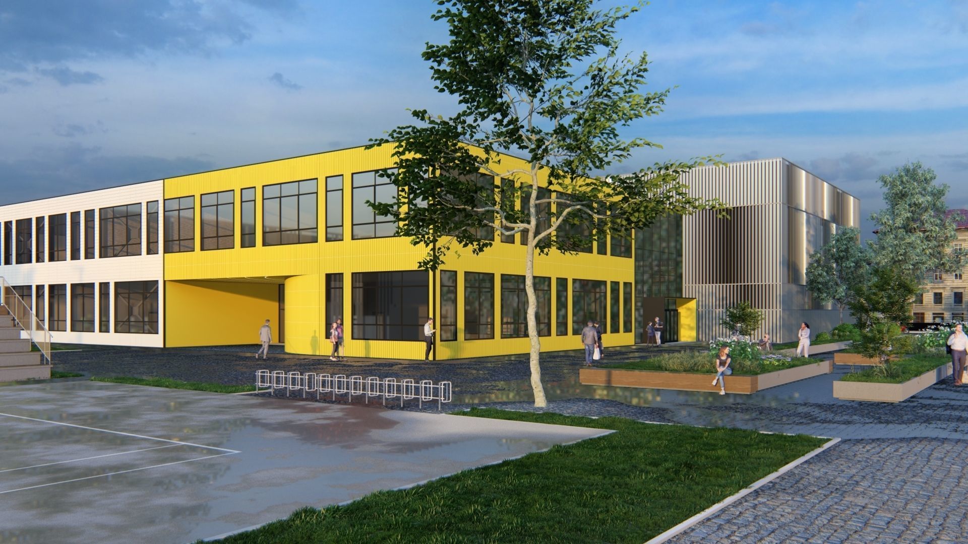 3D model of a sports school 3D model | CGTrader