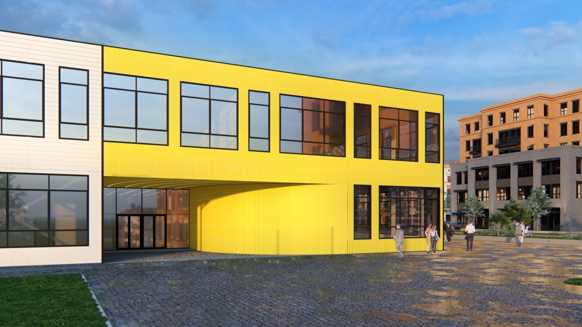 3D model of a sports school 3D model | CGTrader