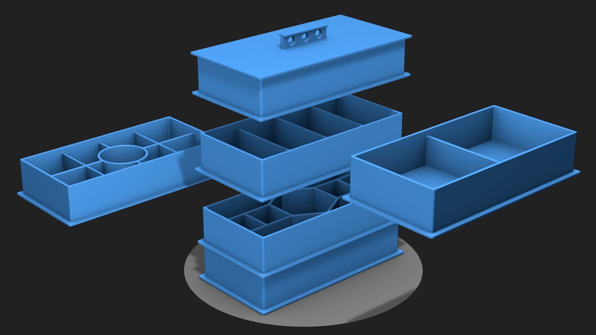 Prefabricated box for 3D printing 3D model | CGTrader