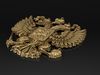 Gerb Russia 1 Russian Coat of arms 3D model 3D printable | CGTrader