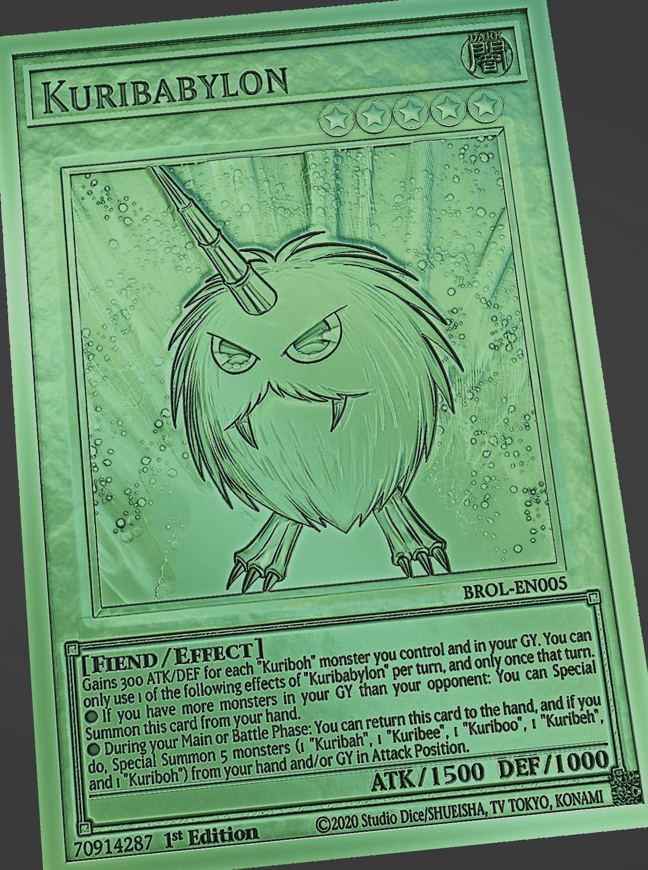 Kuribabylon - yugioh free 3D model 3D printable | CGTrader