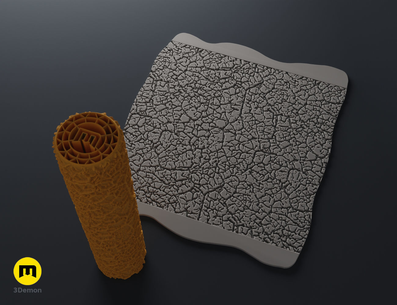 DnD Texture Rollers Scales and armor 3D model 3D printable | CGTrader