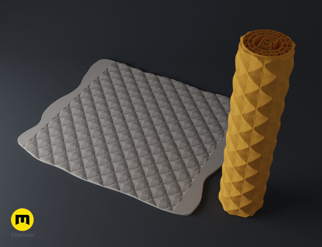 DnD Texture Rollers Scales and armor 3D model 3D printable | CGTrader