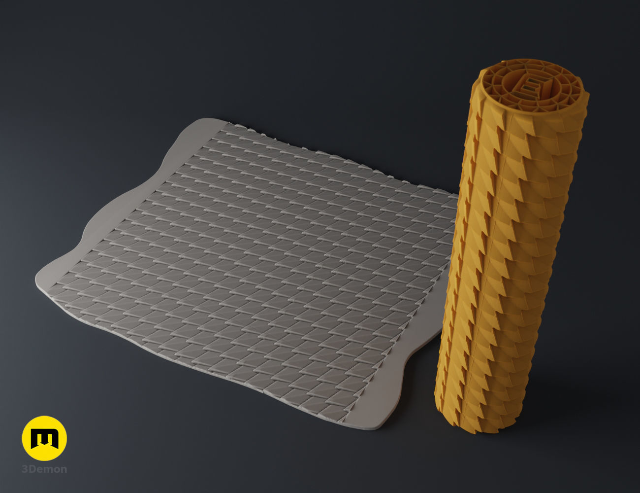 DnD Texture Rollers Scales and armor 3D model 3D printable | CGTrader