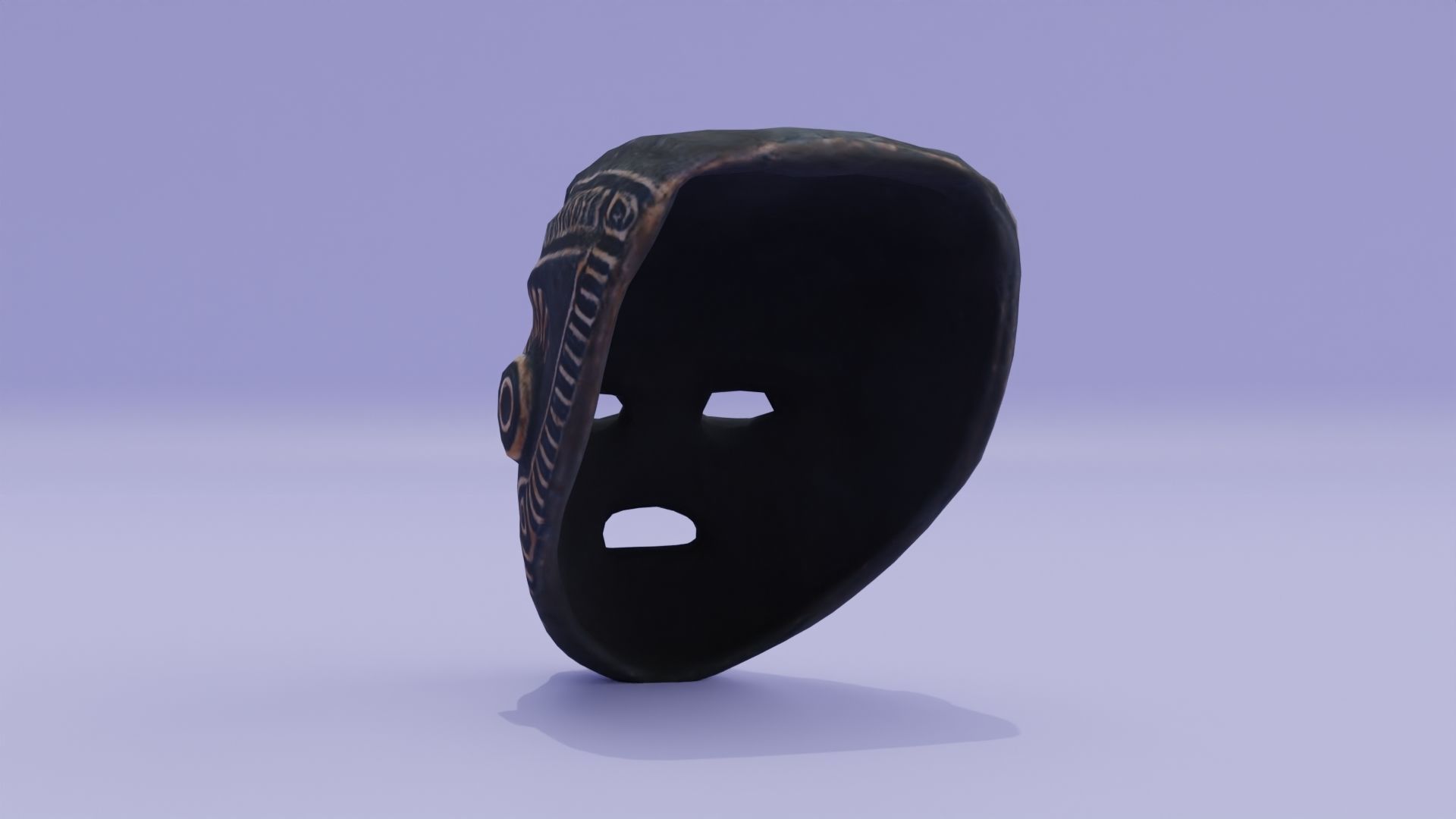 3D model Mask Ancient Tlaloc Aztec VR / AR / low-poly | CGTrader