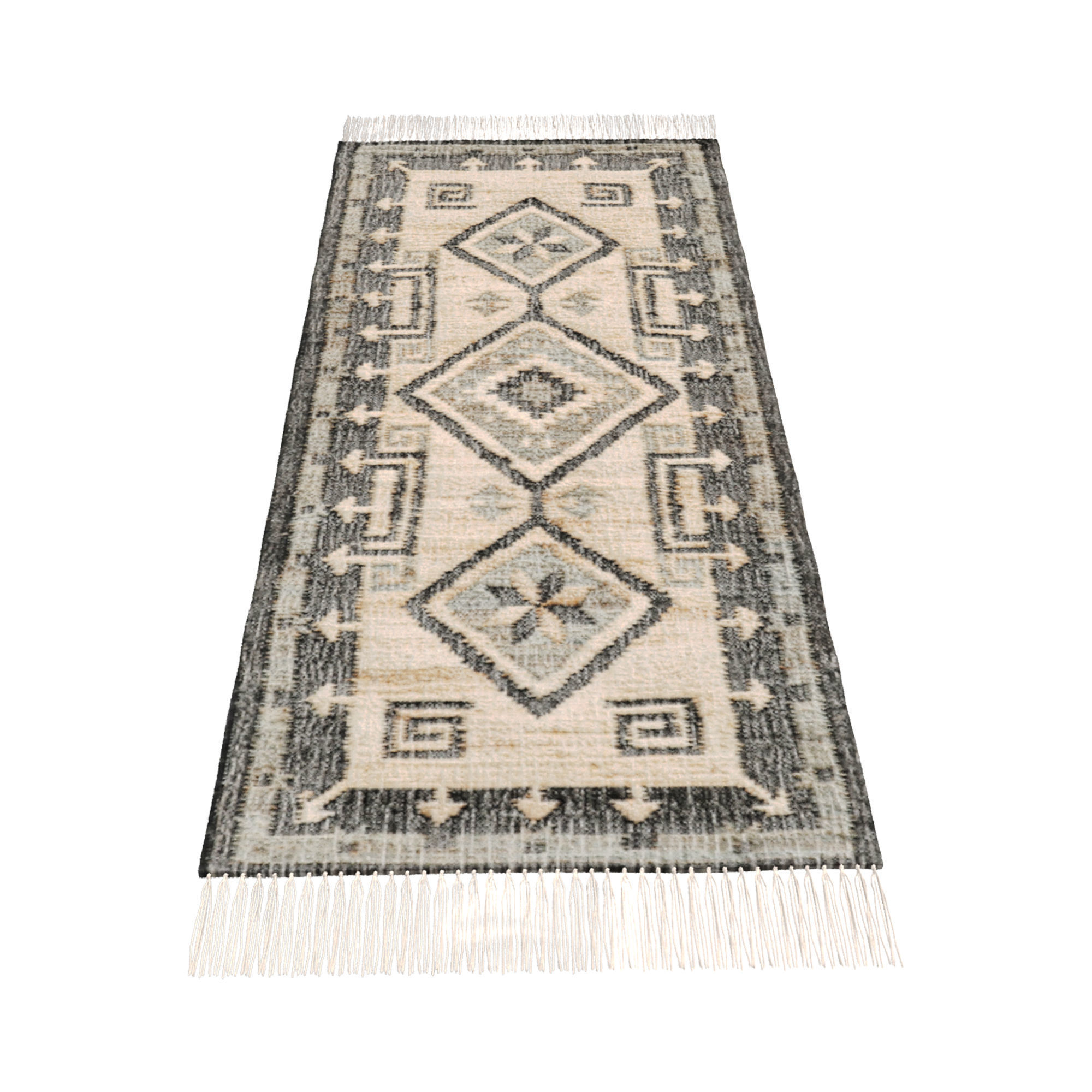 Tribe Jute - Beige Jute Rug 3D model | CGTrader