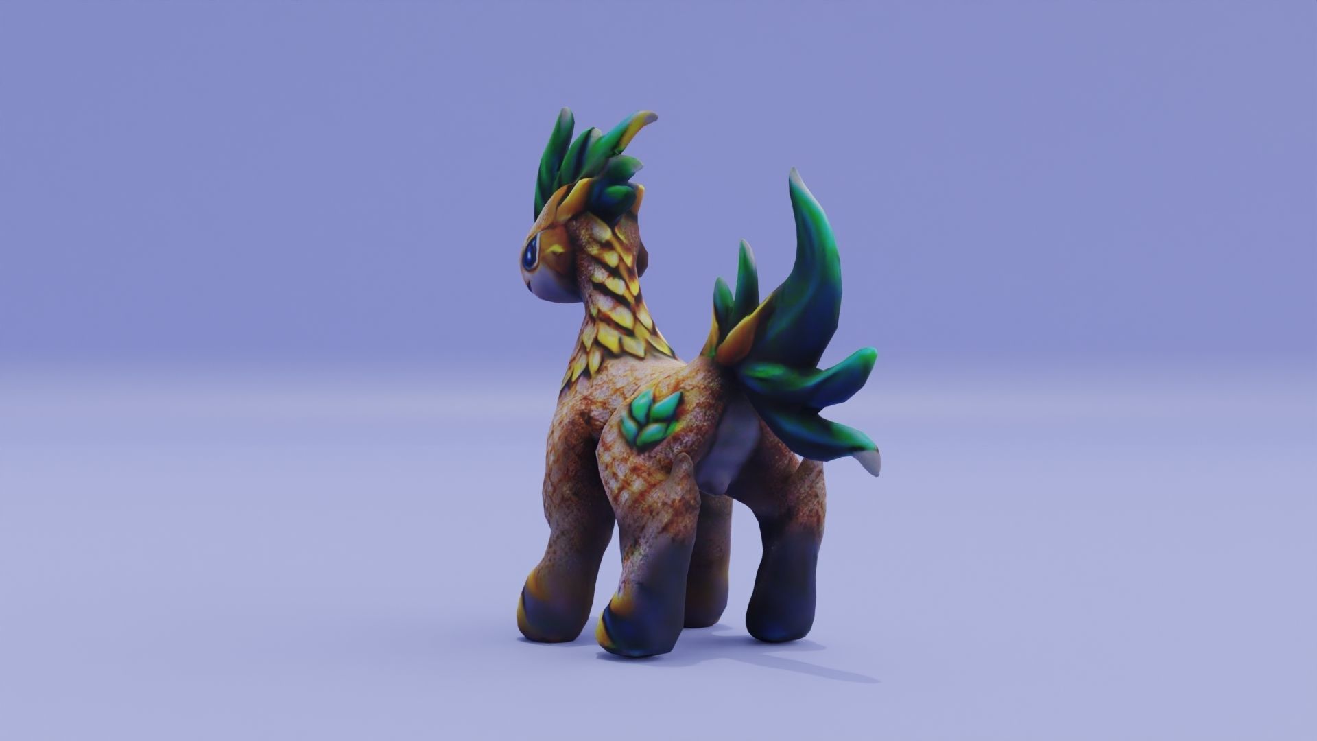 3D model Kirin Pokemon Fantasy Baby Stylized Character VR / AR / low ...