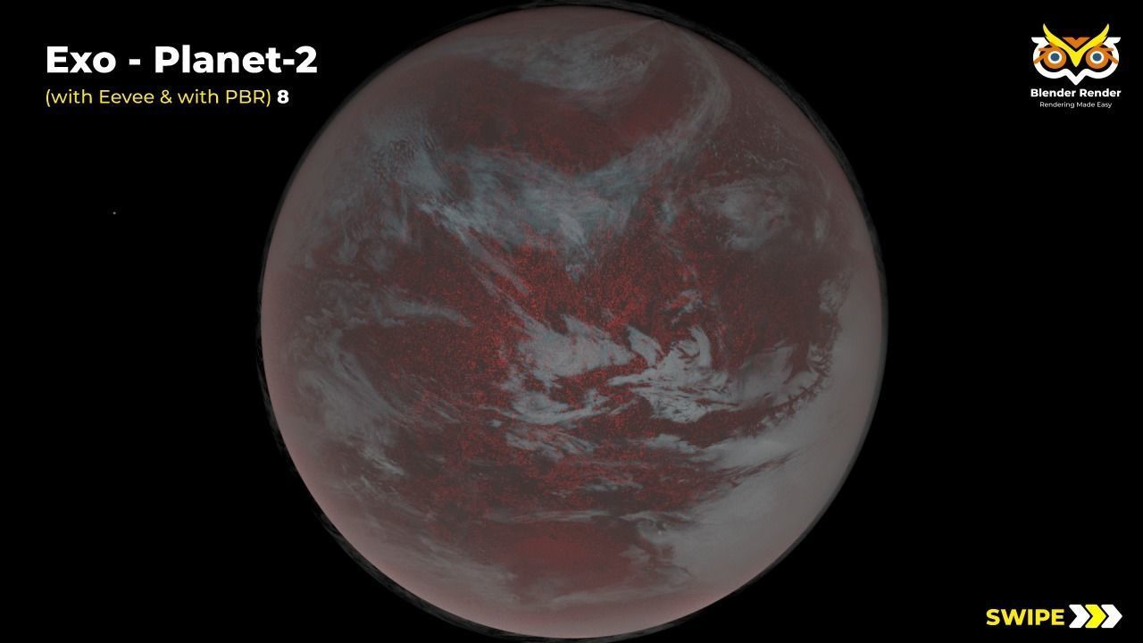 3D model Photorealistic 3D Planet Model inspire by Mustafar from ...