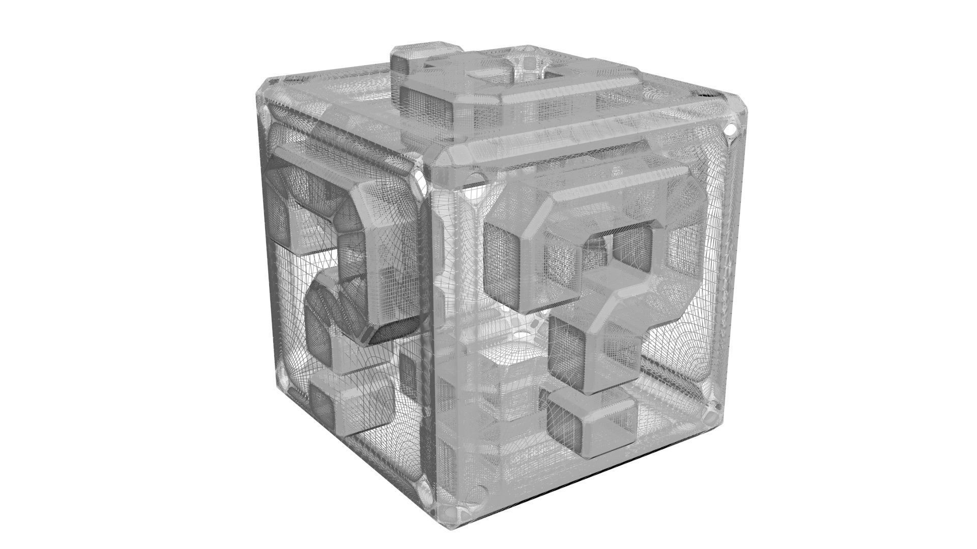 3D model Blue Super Mario Mystery Block VR / AR / low-poly | CGTrader