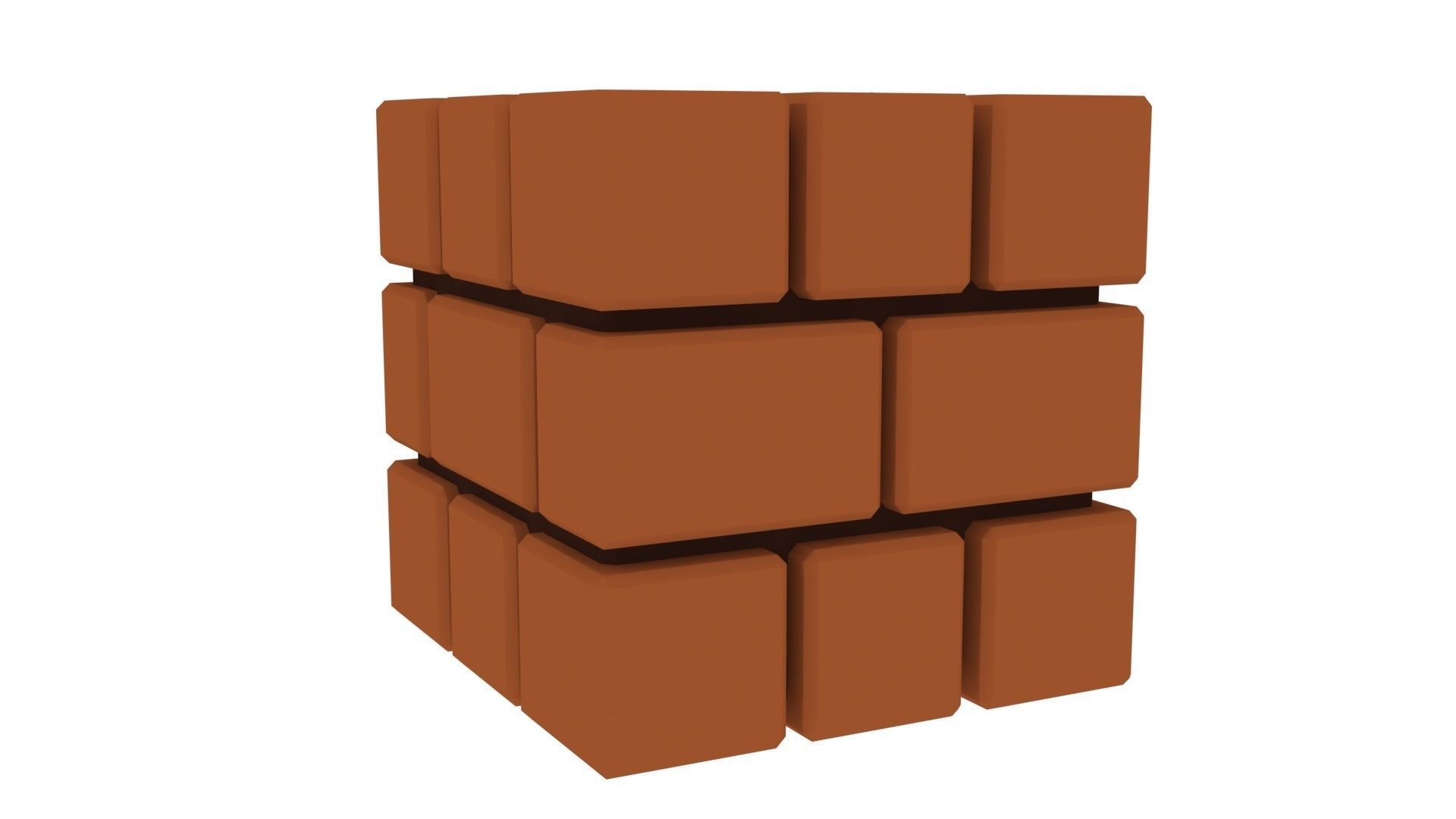 3D model Super Mario Brick Wall VR / AR / low-poly | CGTrader