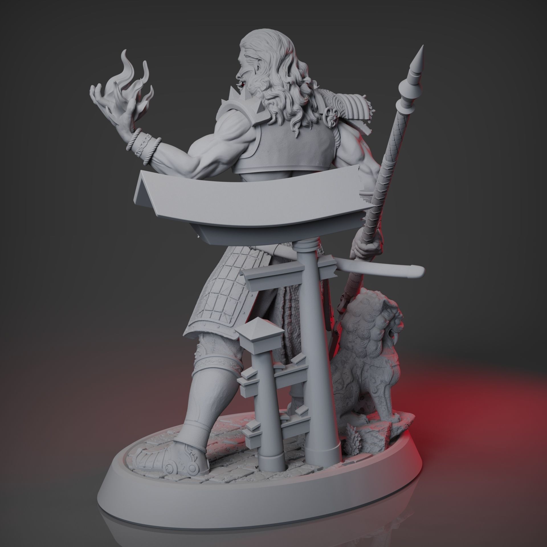 Kagutsuchi - The God of Fire - Miniature 3D Printing Model 3D model 3D ...