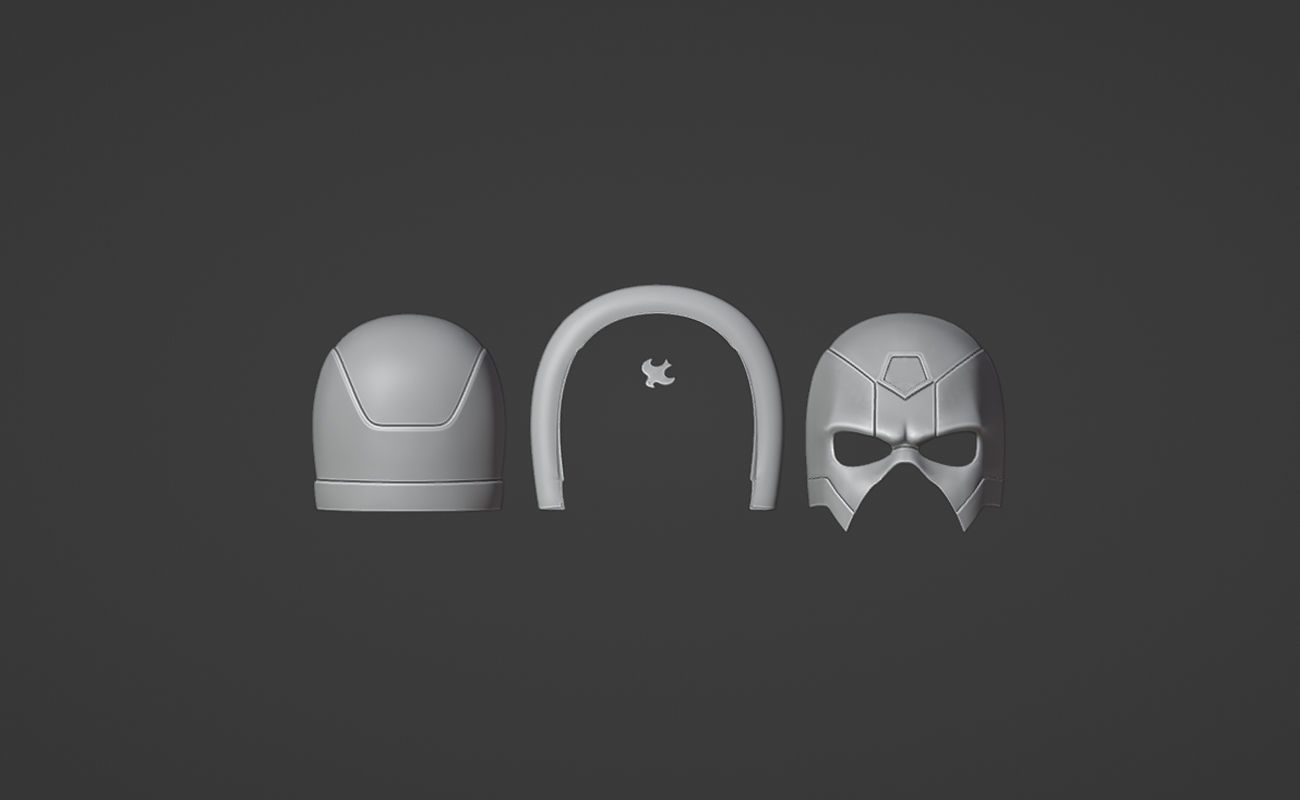 Peacemaker helmet 3D model 3D printable | CGTrader