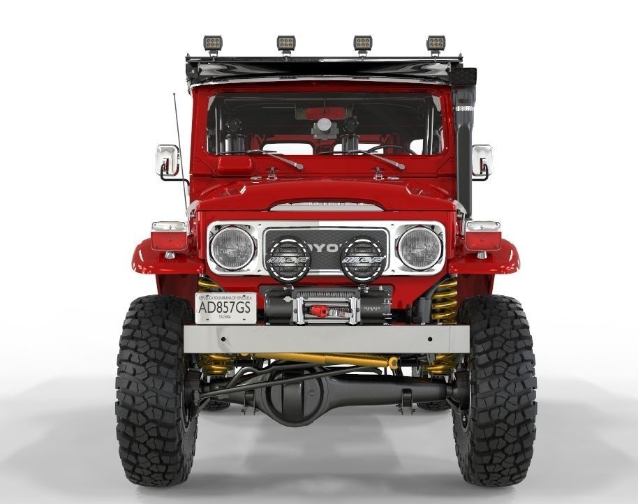 Toyota Land Cruiser FJ40 1978 4x4 3D model | CGTrader