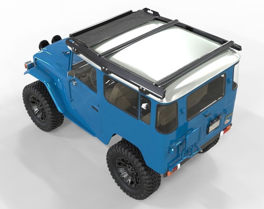Toyota FJ40 Cruiser 1978 4x4 Accessories 3D model | CGTrader