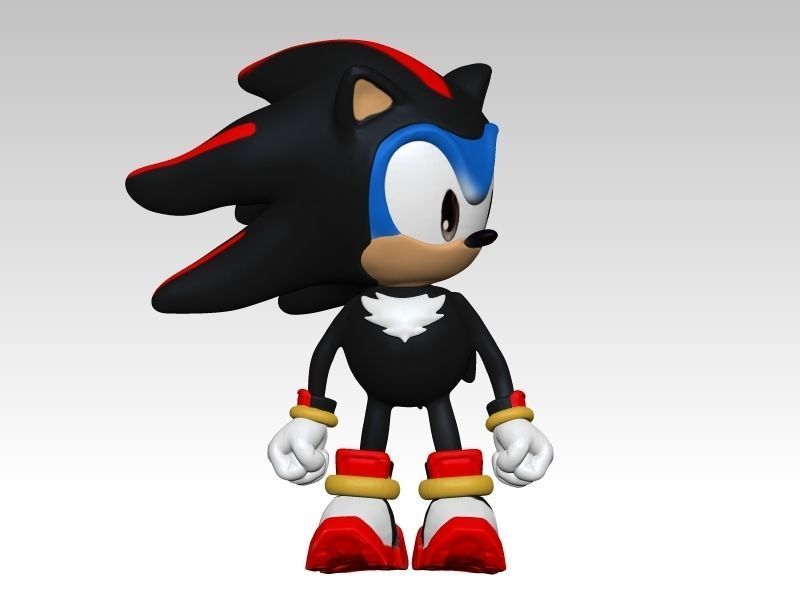 SONIC SUPERSTARS SHADOW SKIN 3D model 3D printable | CGTrader
