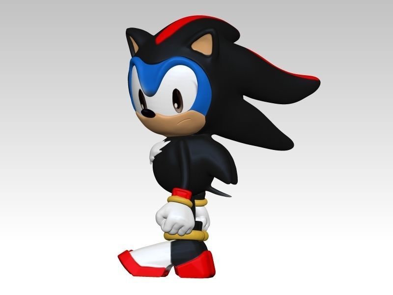SONIC SUPERSTARS SHADOW SKIN 3D model 3D printable | CGTrader