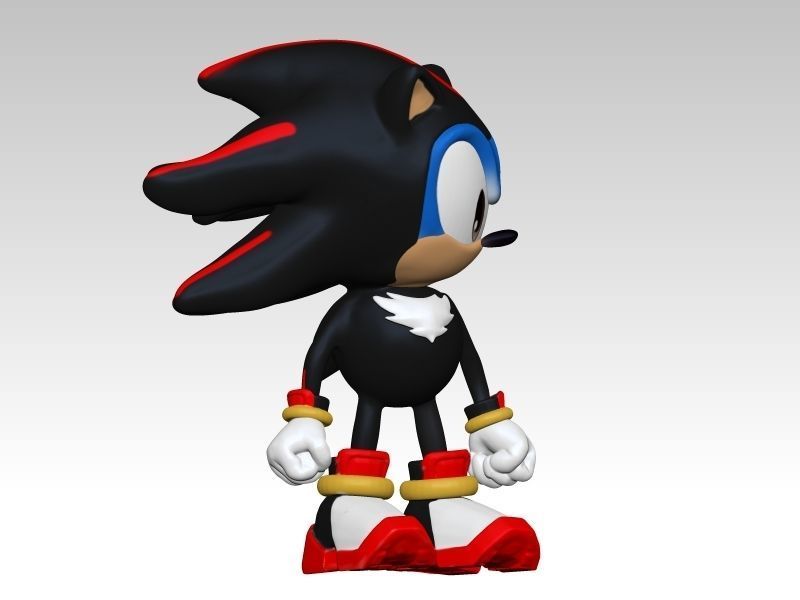 SONIC SUPERSTARS SHADOW SKIN 3D model 3D printable | CGTrader