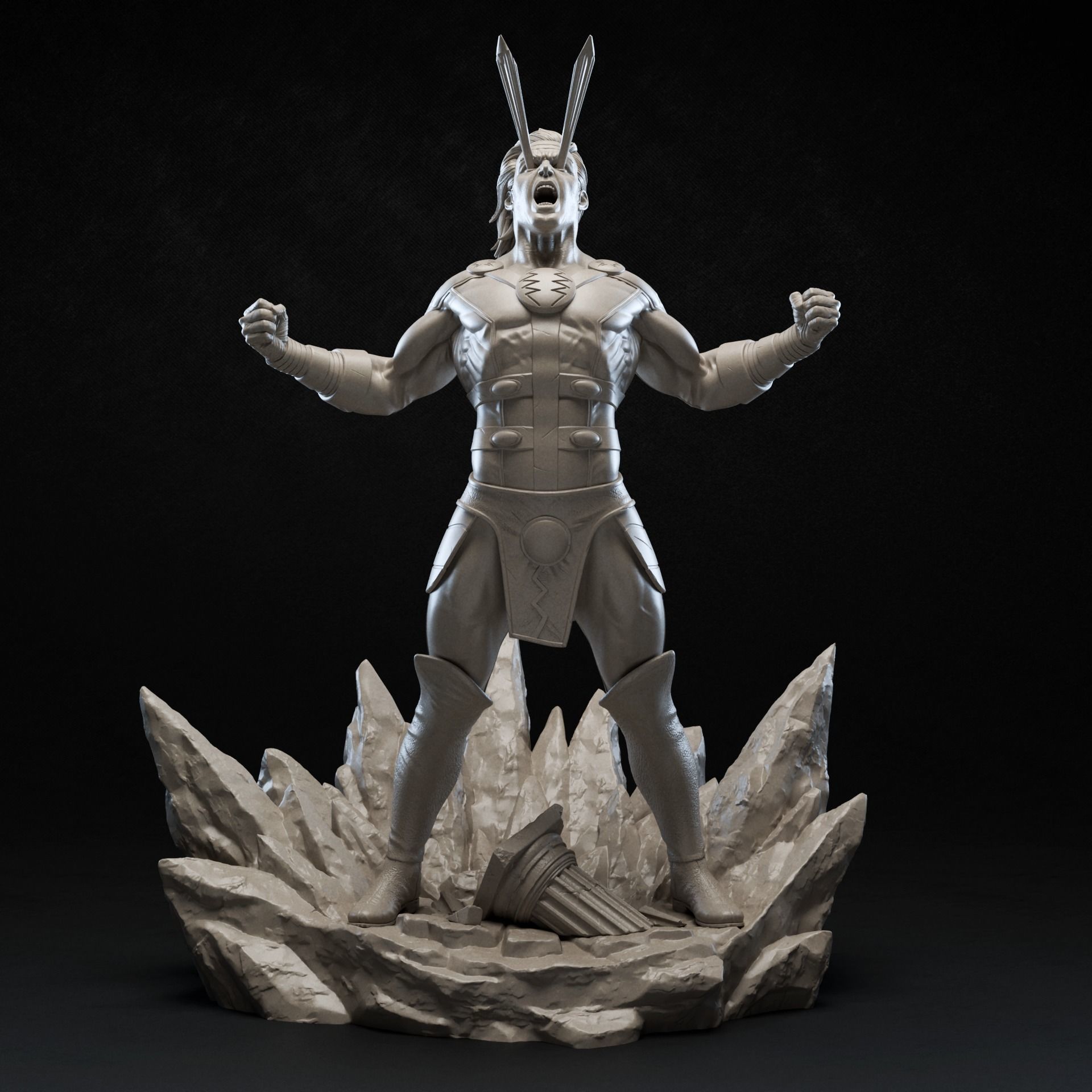 Ikaris - 3D STL Ready to Print Fan Art Statue 3D model 3D printable ...