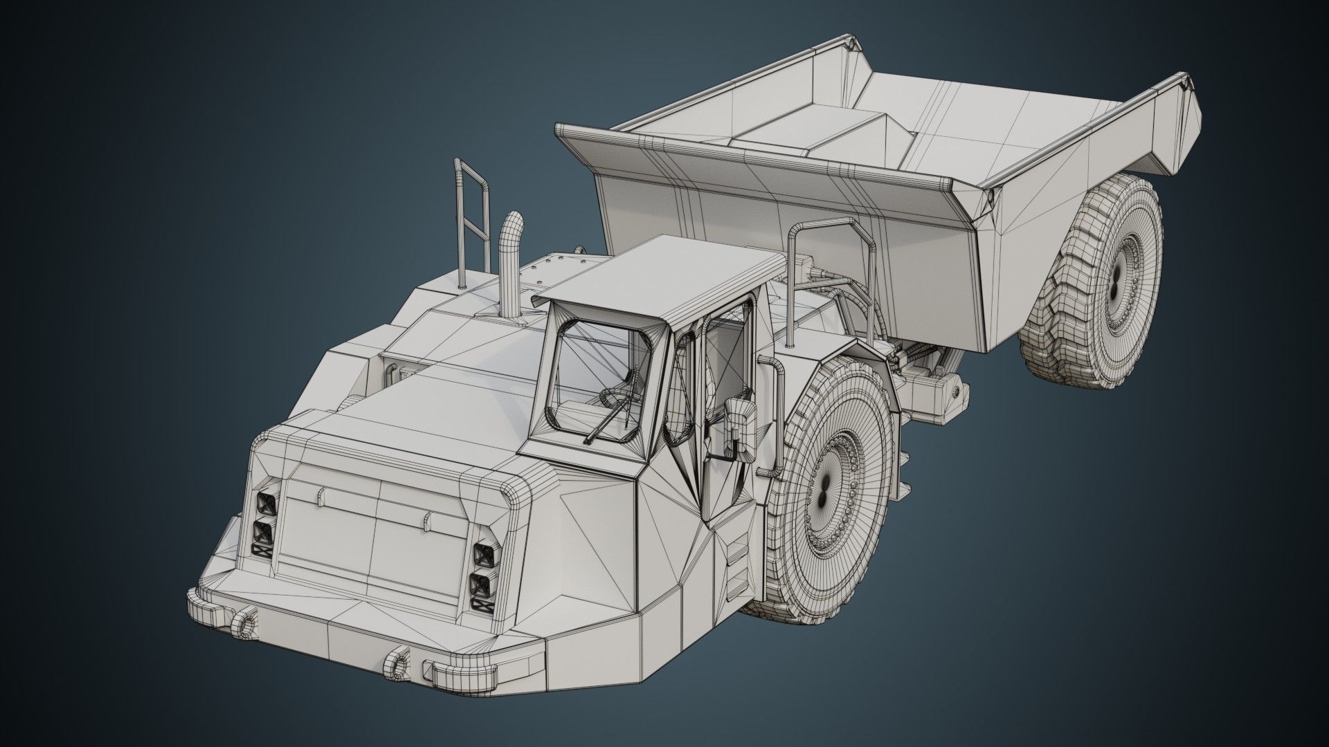 3D model Mining Truck 1B VR / AR / low-poly | CGTrader