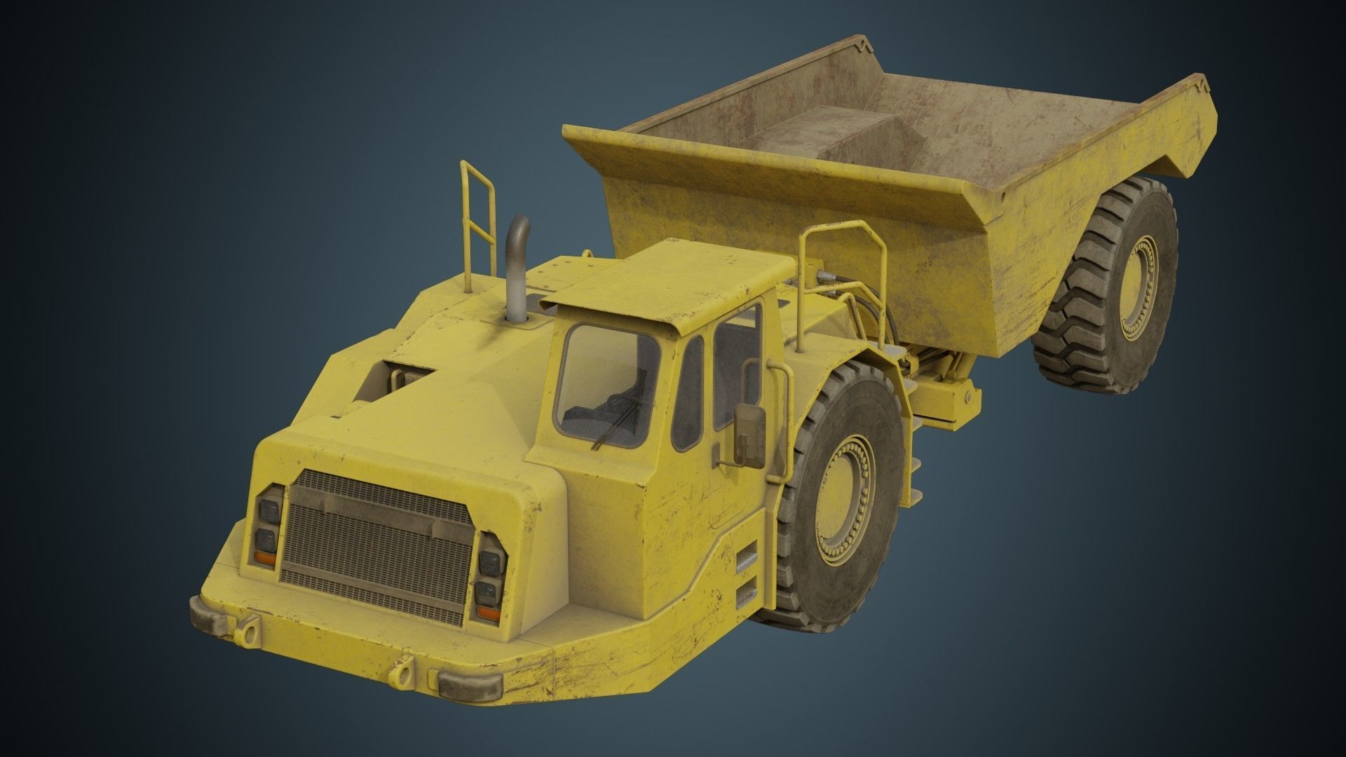 3D model Mining Truck 1B VR / AR / low-poly | CGTrader