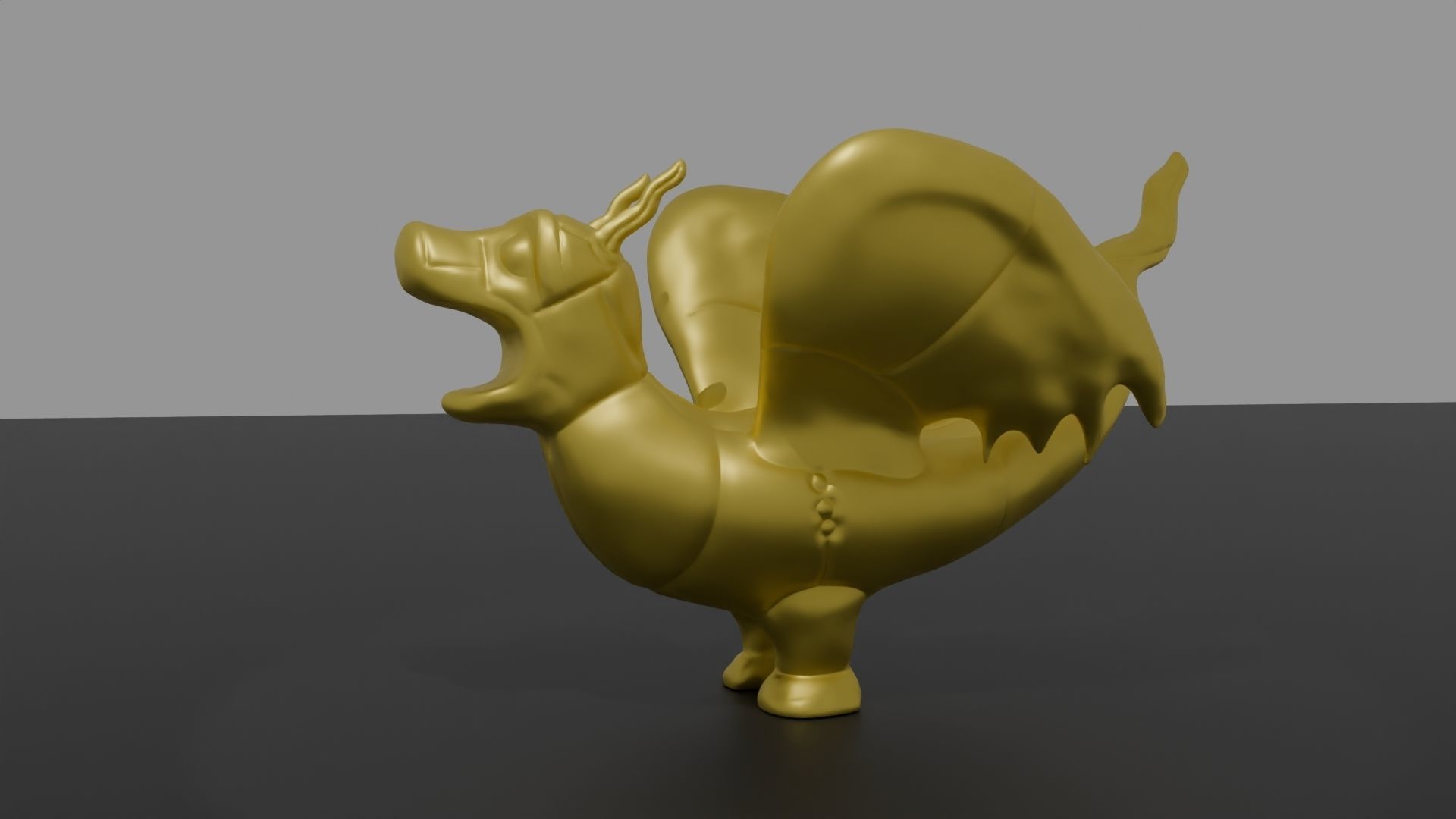 The Belfry Dragon of Ghent 3D model 3D printable | CGTrader