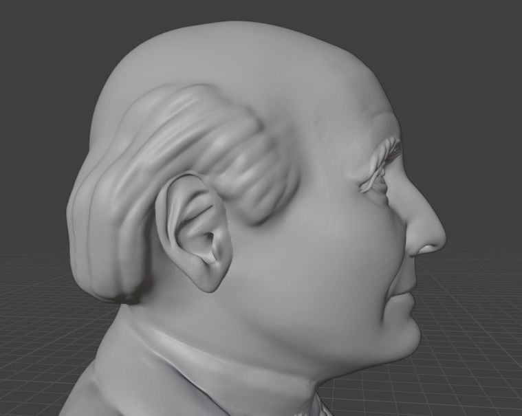 Alfred North Whitehead 3D model 3D printable | CGTrader