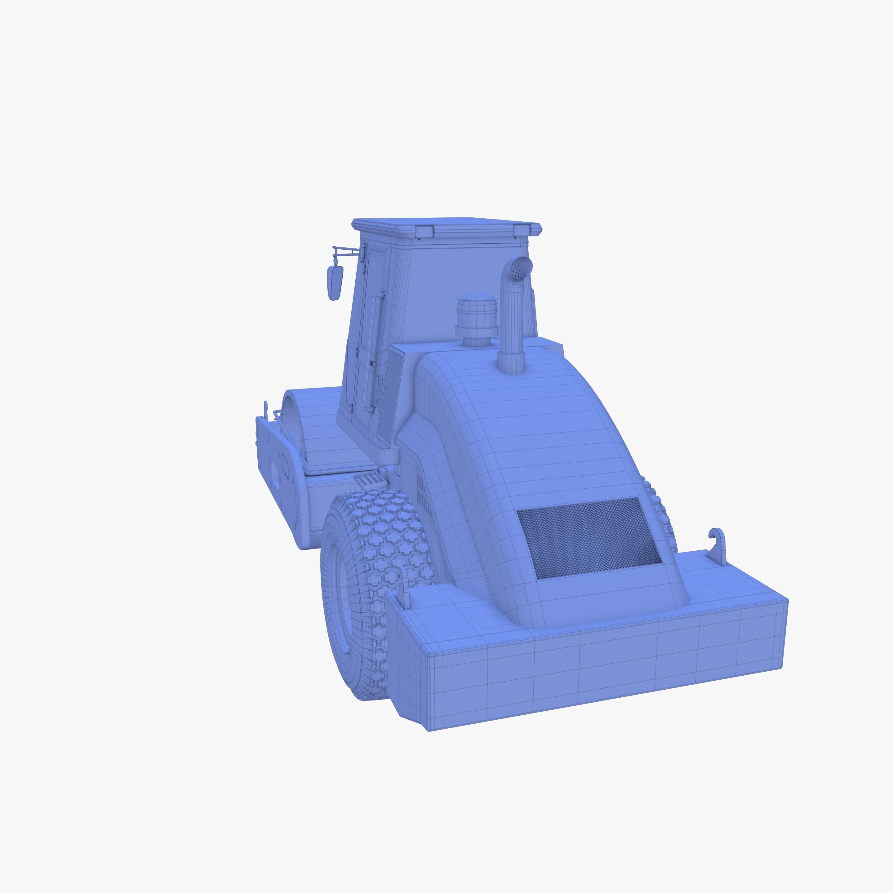3D model Road roller V7 VR / AR / low-poly | CGTrader