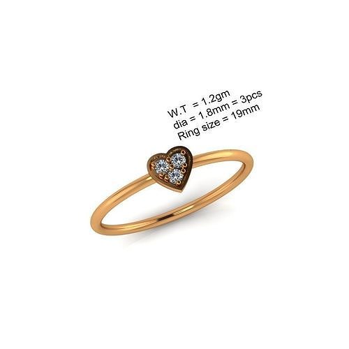 Cuore Ring 3D model 3D printable | CGTrader