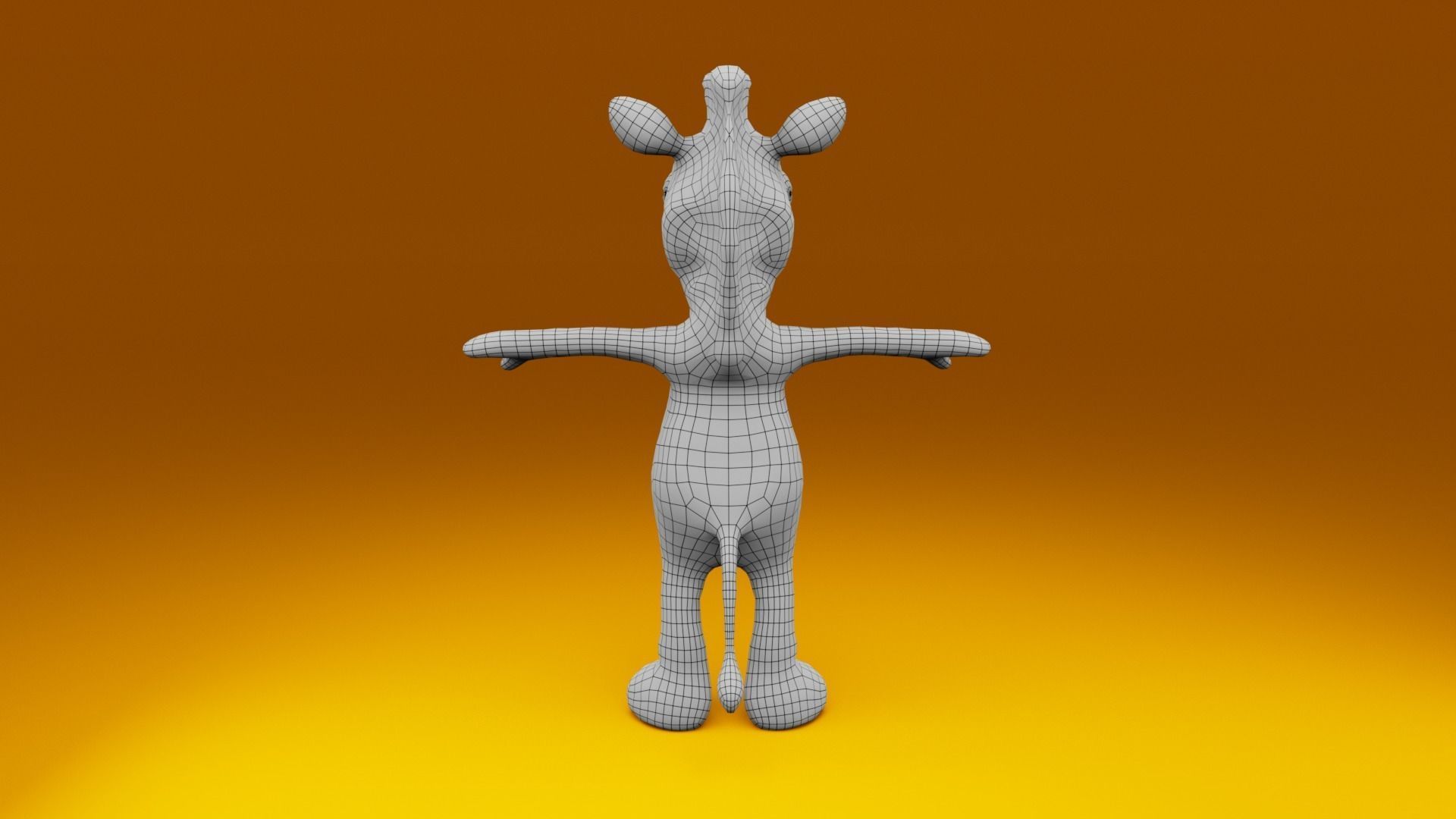 Bold Stylized Cartoon Zebra 3D model | CGTrader