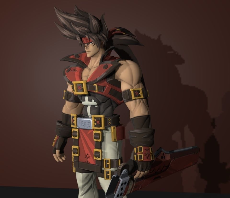 sol ggxrd 3D model animated rigged | CGTrader