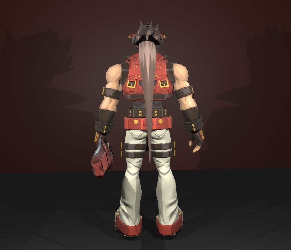 sol ggxrd 3D model animated rigged | CGTrader