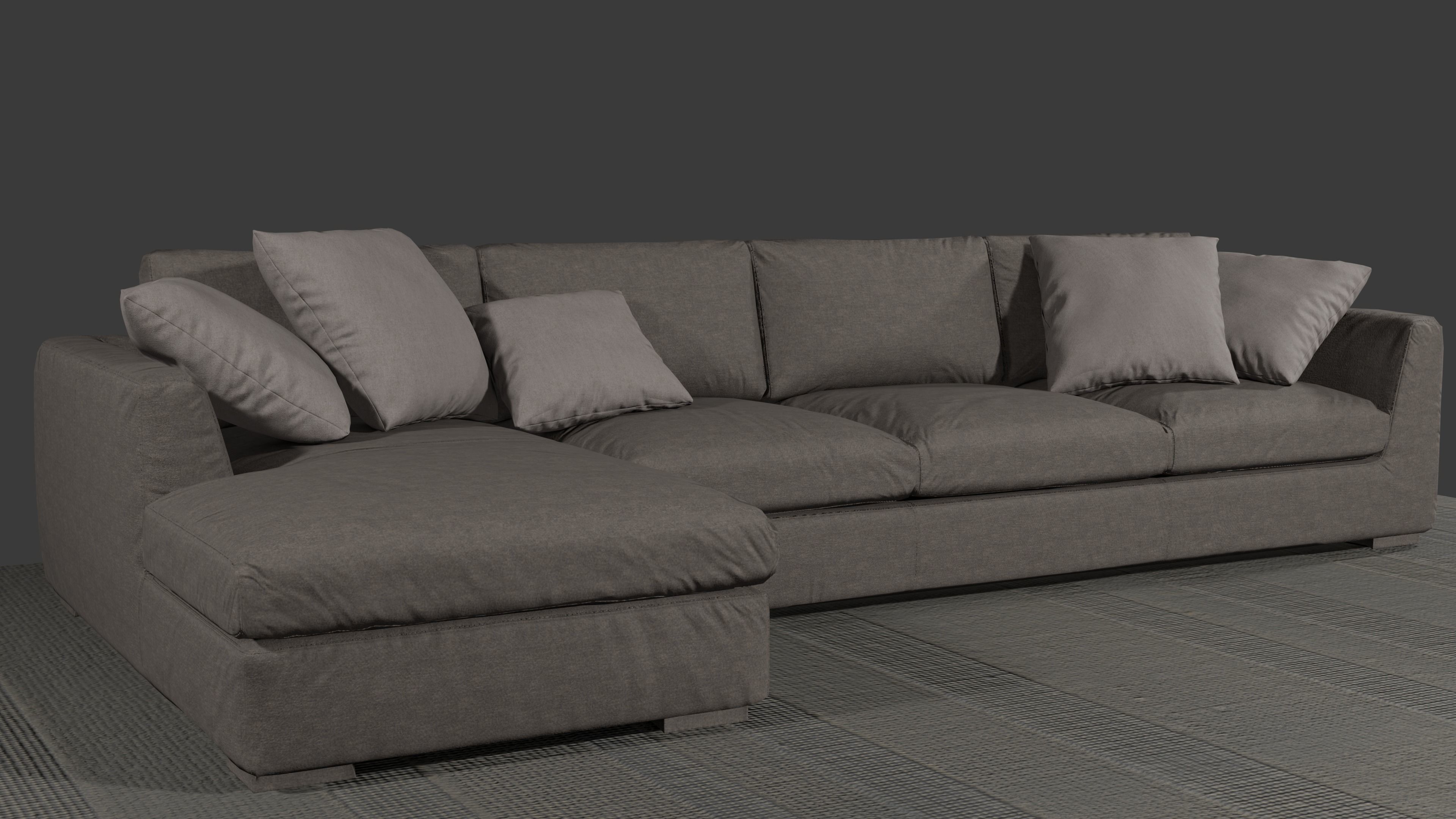 LOW POLY SOFA MODEL free VR / AR / low-poly 3D model | CGTrader