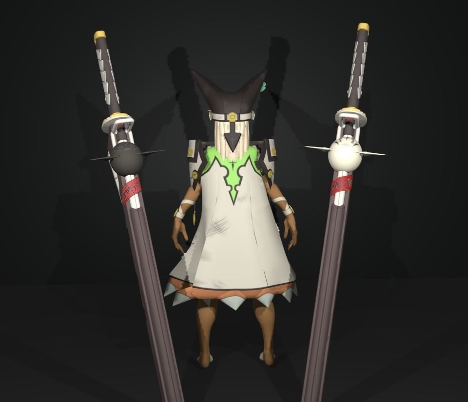 ramlethal 3D model animated rigged | CGTrader