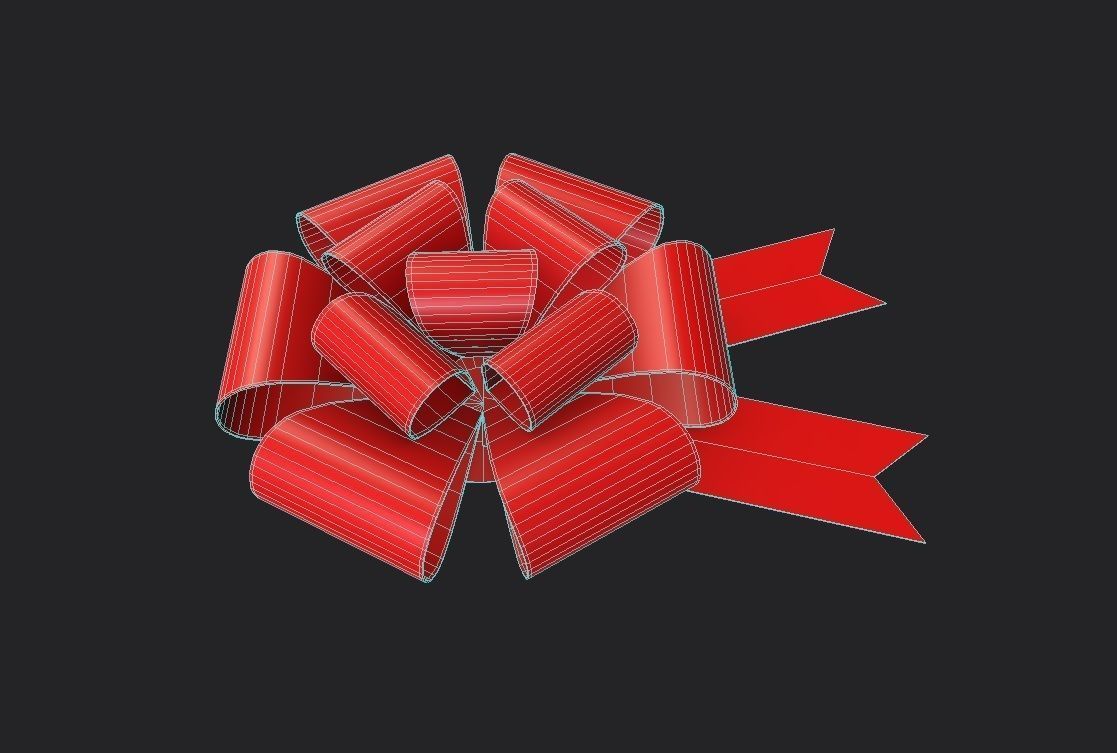 3D model Gift Bow M01 VR / AR / low-poly | CGTrader